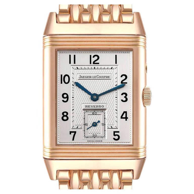 Jaeger LeCoultre Montre Reverso Duo jour et nuit en or rose 270.2,54 ...