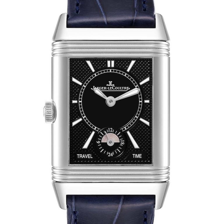 Jaeger LeCoultre Reverso Duo Day Night Watch 213.8.D4 Q3848420 Box Card ...