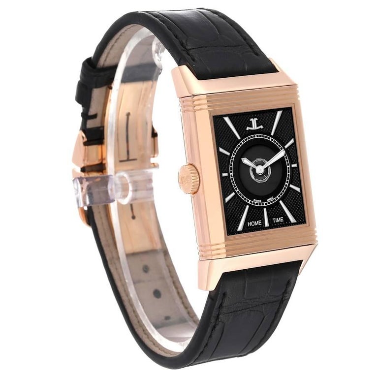 Jaeger LeCoultre Reverso Duoface Rose Gold Mens Watch 215.2.S9 Q3832420 ...