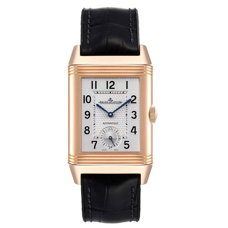 Jaeger LeCoultre Reverso Duoface Rose Gold Watch 215.2.S9 Q3832420 Box ...