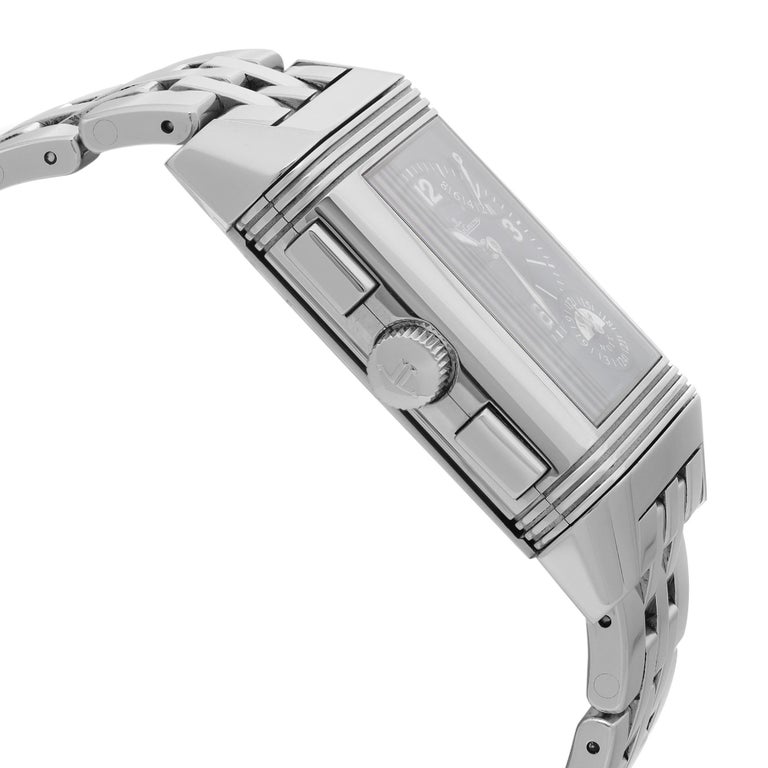 Jaeger-LeCoultre Reverso Grande Date GMT Steel Duo Face Hand Wind Watch ...