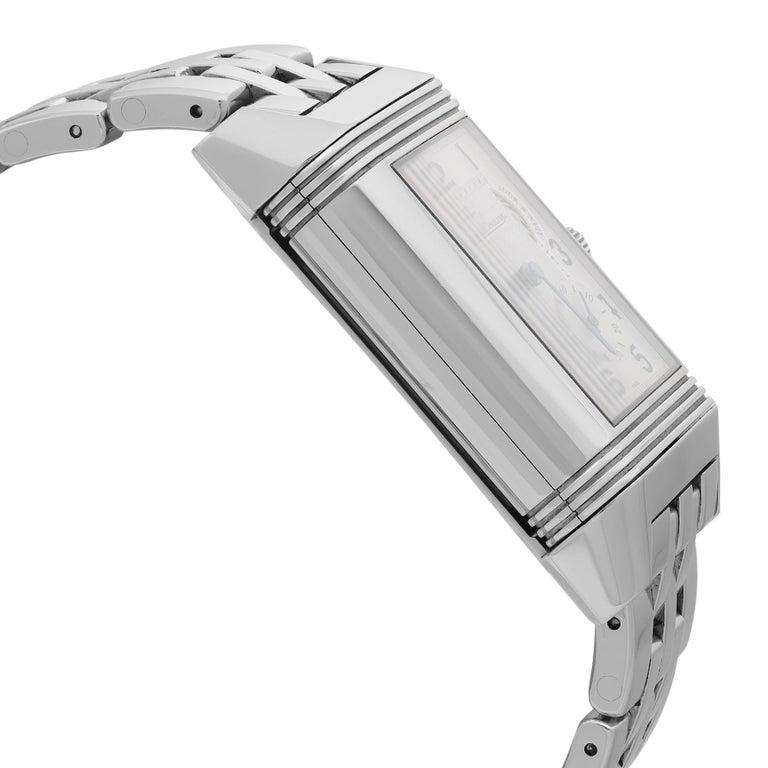 Jaeger-LeCoultre Reverso Grande Date GMT Steel Duo Face Hand Wind Watch ...