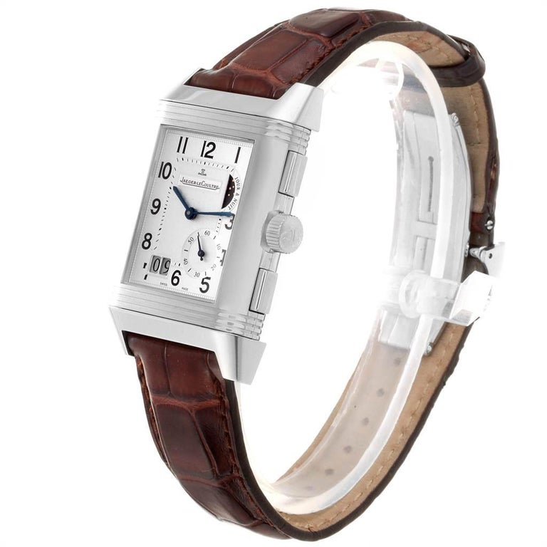 Jaeger-LeCoultre Reverso Grande GMT Steel Men's Watch 240.8.18 Q3028420 ...