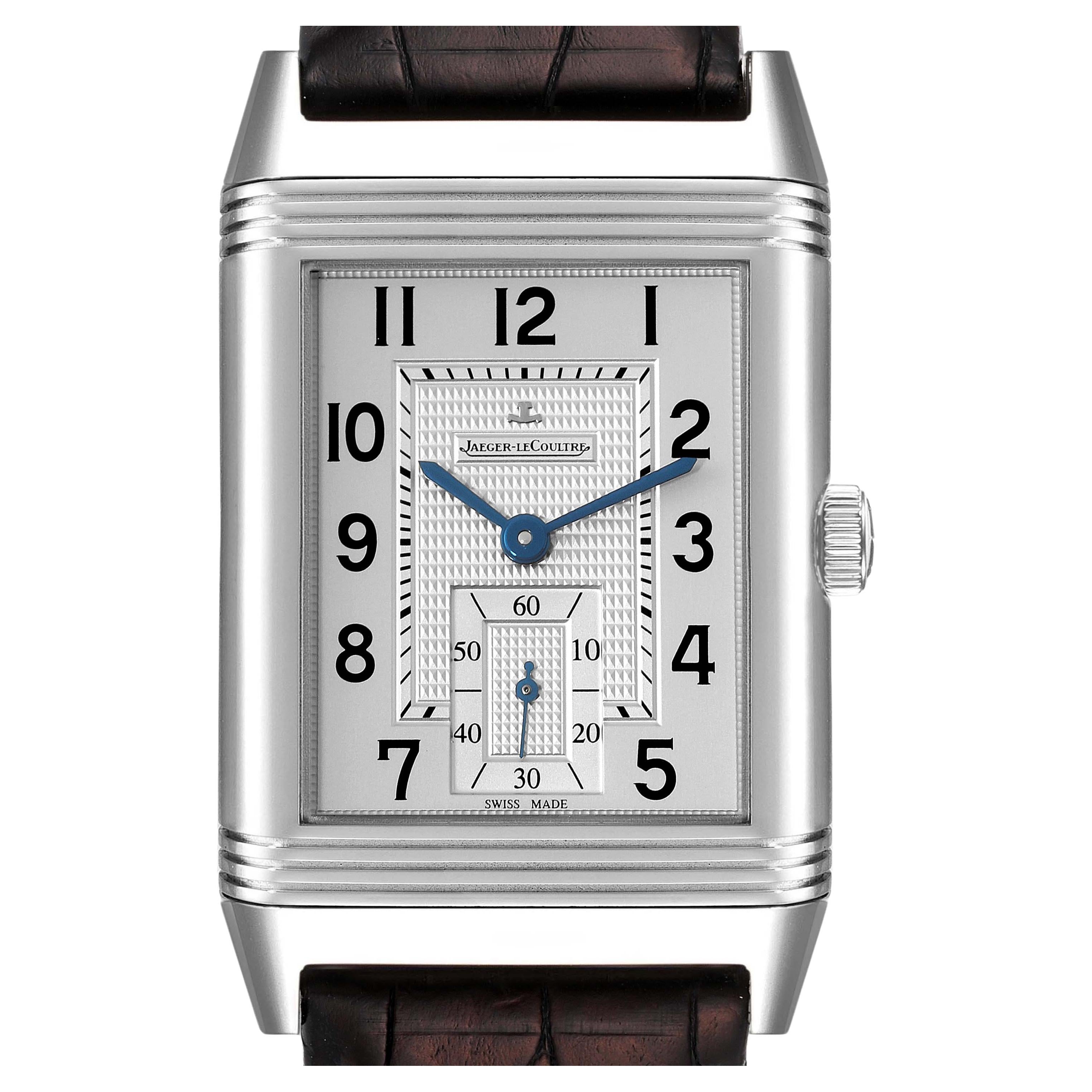 Jaeger LeCoultre Reverso Grande Steel Mens Watch 273.8.04 Q3738420 For ...