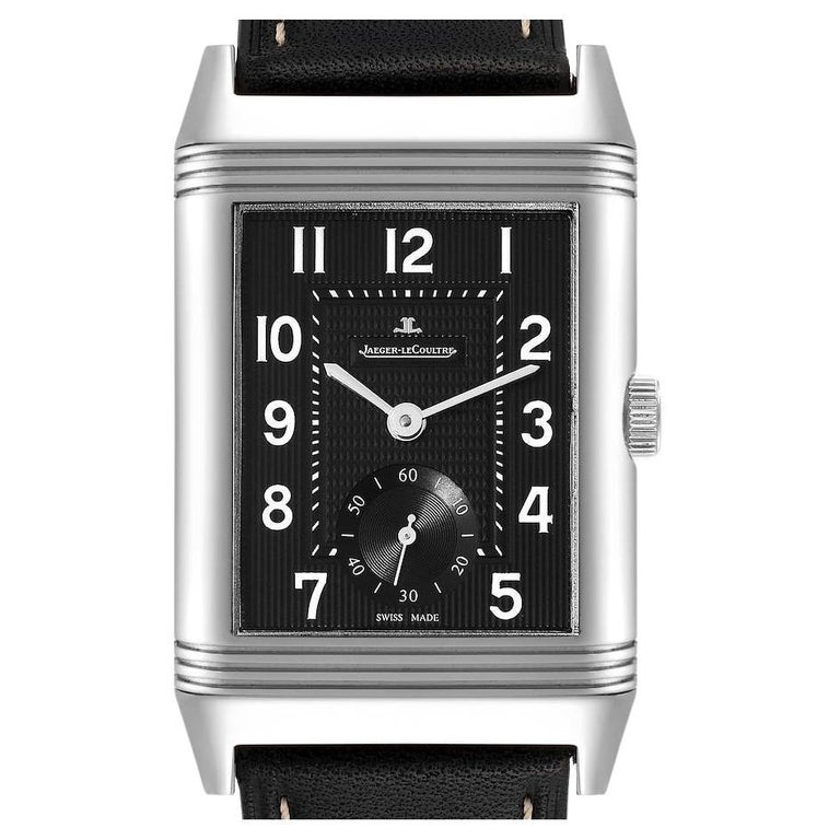 Jaeger LeCoultre Montre Reverso Grande en acier pour hommes 273.8.04 ...