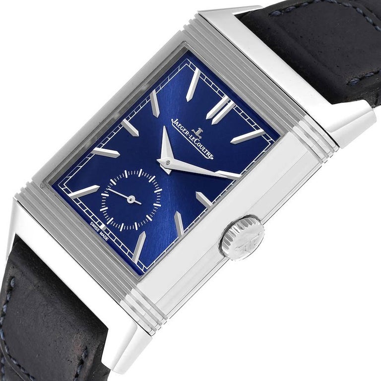 Jaeger LeCoultre Reverso Tribute Duoface Day Night Mens Watch 215.8.D4 ...