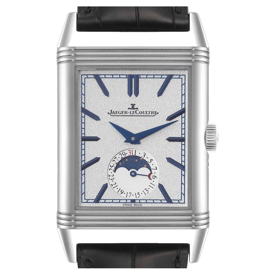 Jaeger LeCoultre Reverso Tribute Moon Duo Q3958420 Stainless Steel ...