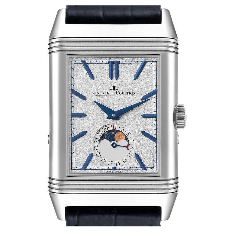 Jaeger LeCoultre Reverso Tribute Moon Watch 216.8.D3 Q3958420 Box Card ...