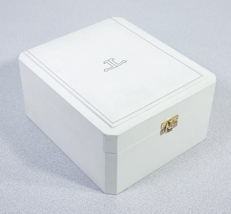 Jaeger LeCoultre Table Clock, "Baguette" Movement, Original Packaging ...