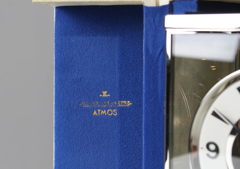 Jaeger Lecoutre, Silver Atmos Clock from 1965, Revised and New Nickel ...