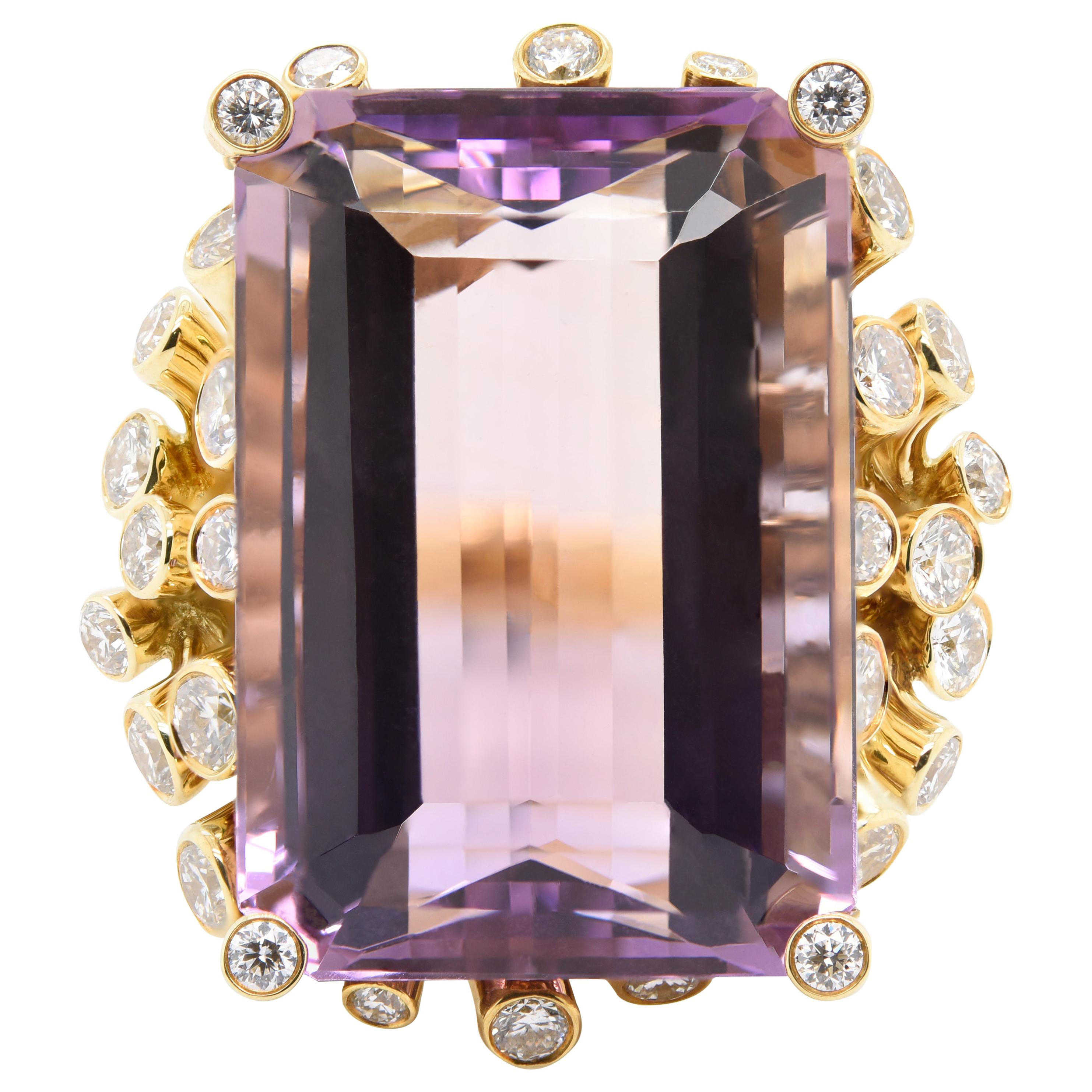 JAG New York Yellow Diamond Leaf Ring in 18K Yellow Gold For Sale at ...