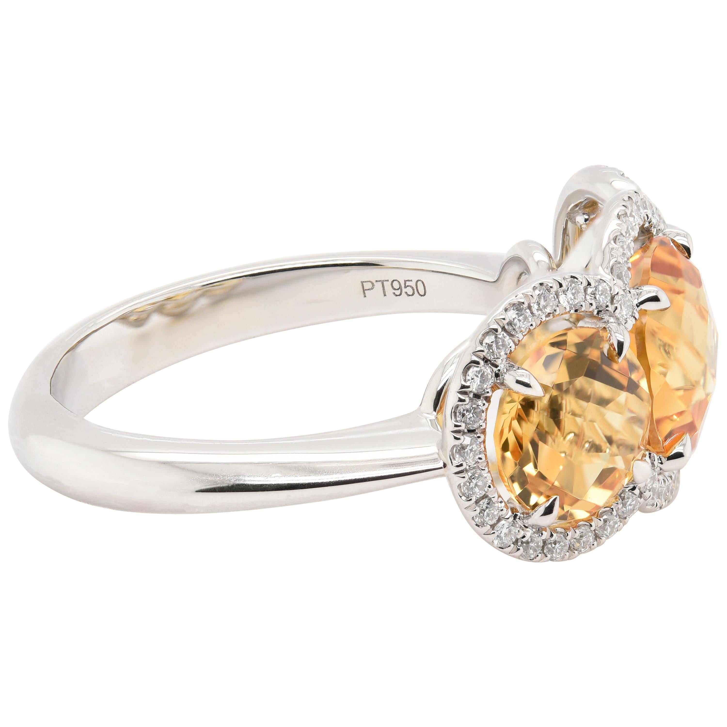 JAG New York Yellow Diamond Leaf Ring in 18K Yellow Gold For Sale at ...