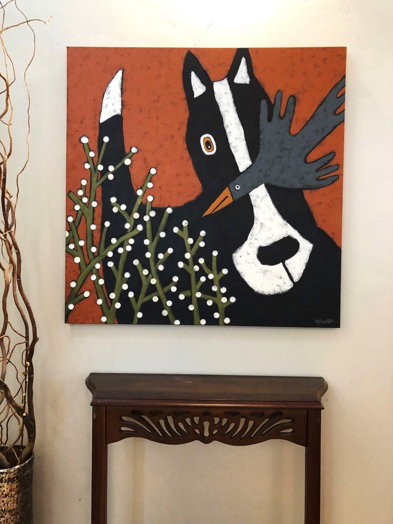 Jaime Ellsworth - Snowberry, Original Painting For Sale at 1stDibs