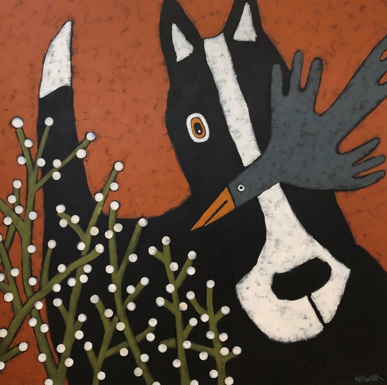 Jaime Ellsworth - Snowberry, Original Painting For Sale at 1stDibs