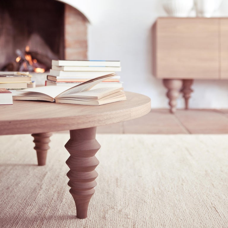 Jaime Hayon Contemporary Rounded Multi Leg Low Wood Table by BD ...