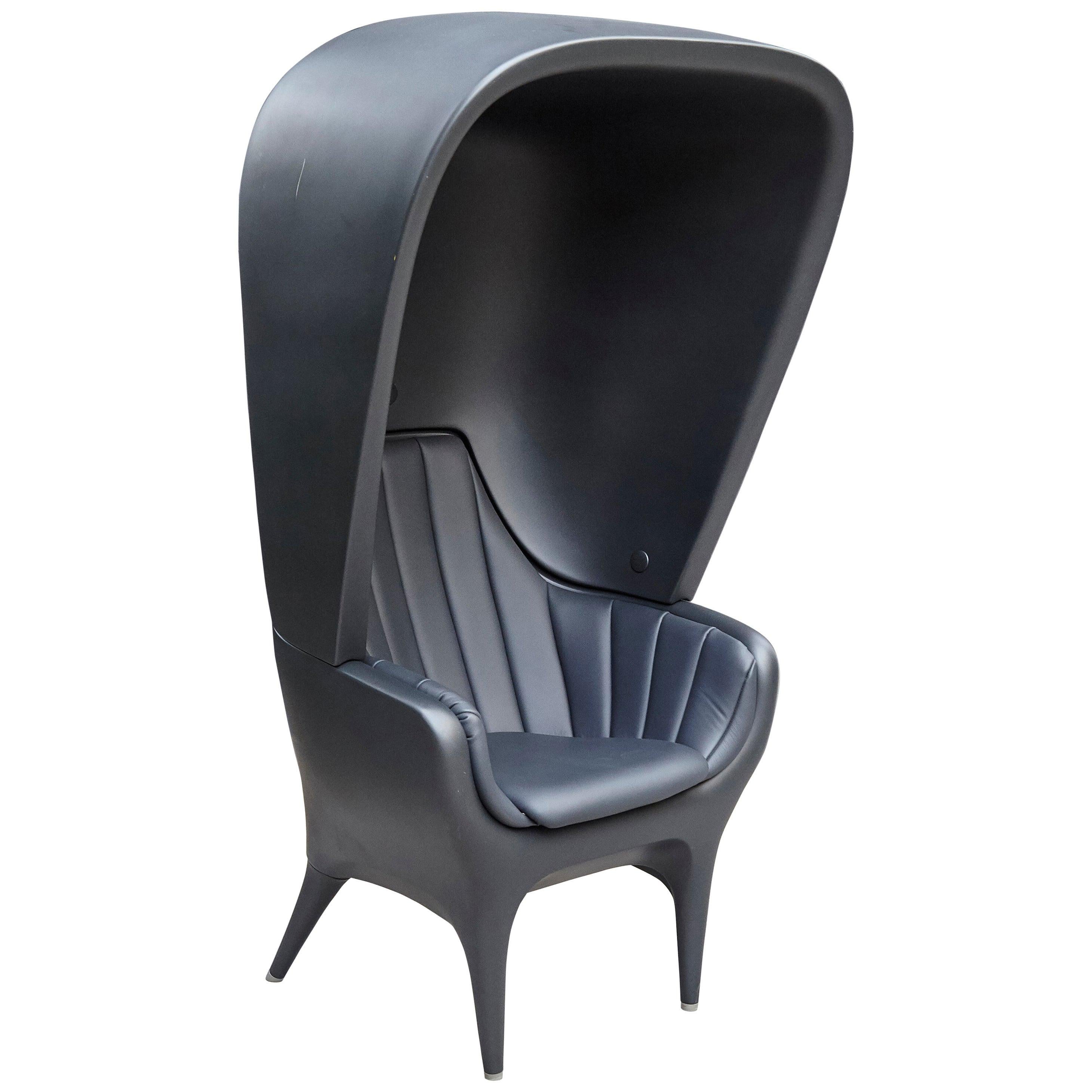 Jaime Hayon Contemporary Leather Upholstered Wood Chair Showtime by BD ...