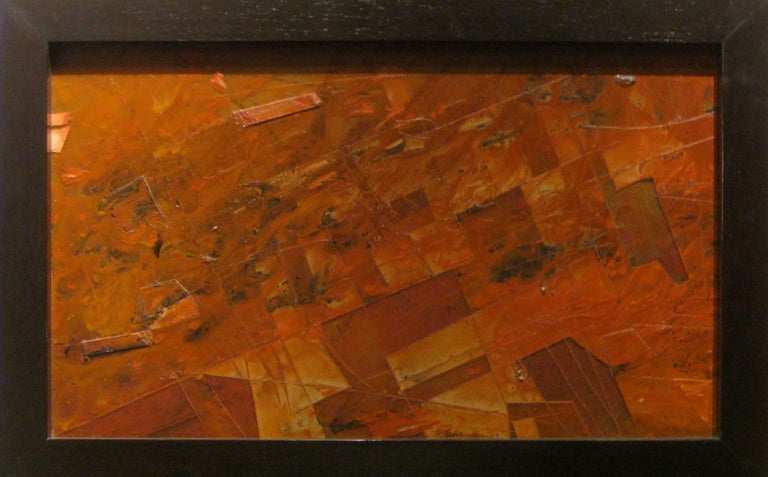 Jaime Suarez - Collaged Canvas Painting -- Stratified Landscapes No. 4 ...