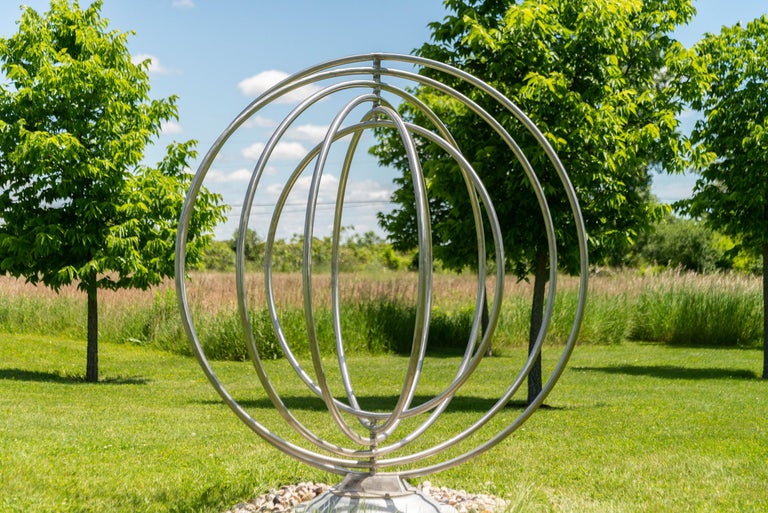 Jake Goertzen - Circle Dance - symmetrical, kinetic stainless steel ...