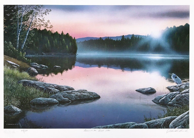Jake Vandenbrink - SUNRISE ON SILENT LAKE For Sale at 1stDibs