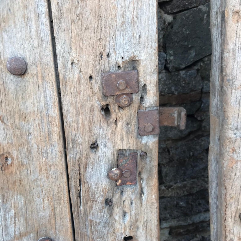 Jalisco Hacienda Handcrafted Old Rustic Door in Solid Mesquite Wood ...