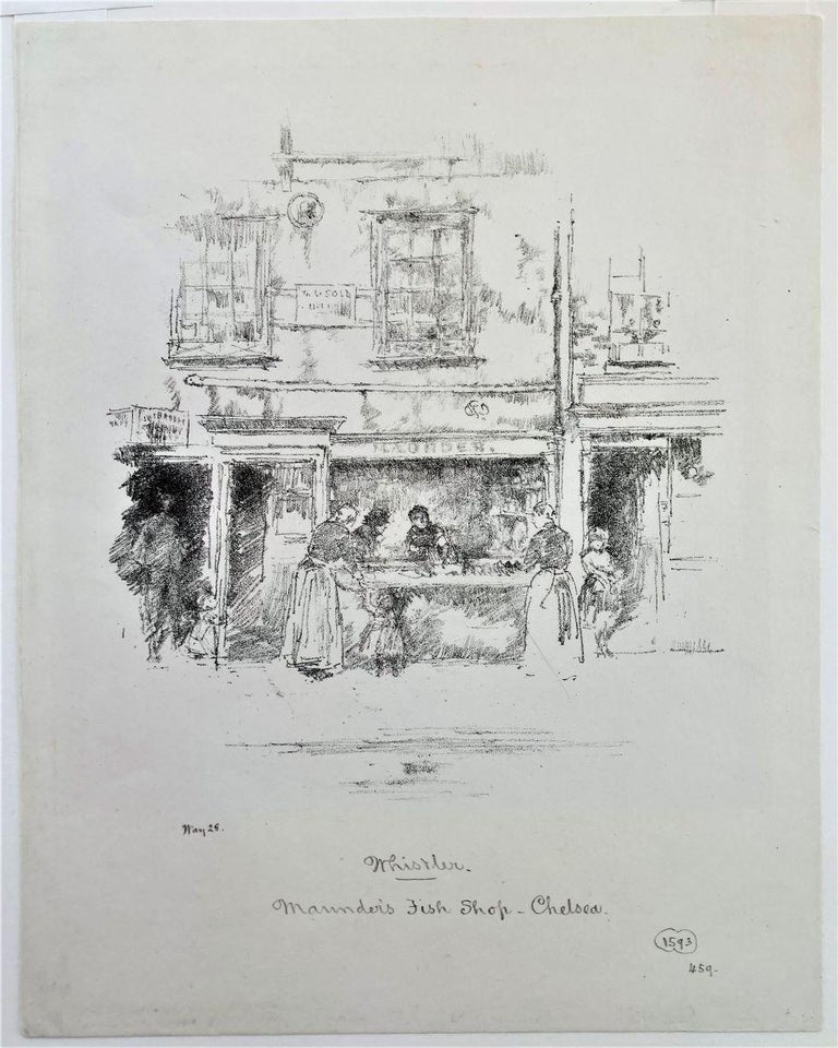 James Abbott McNeill Whistler - Maunder's Fish Shop For Sale at 1stDibs