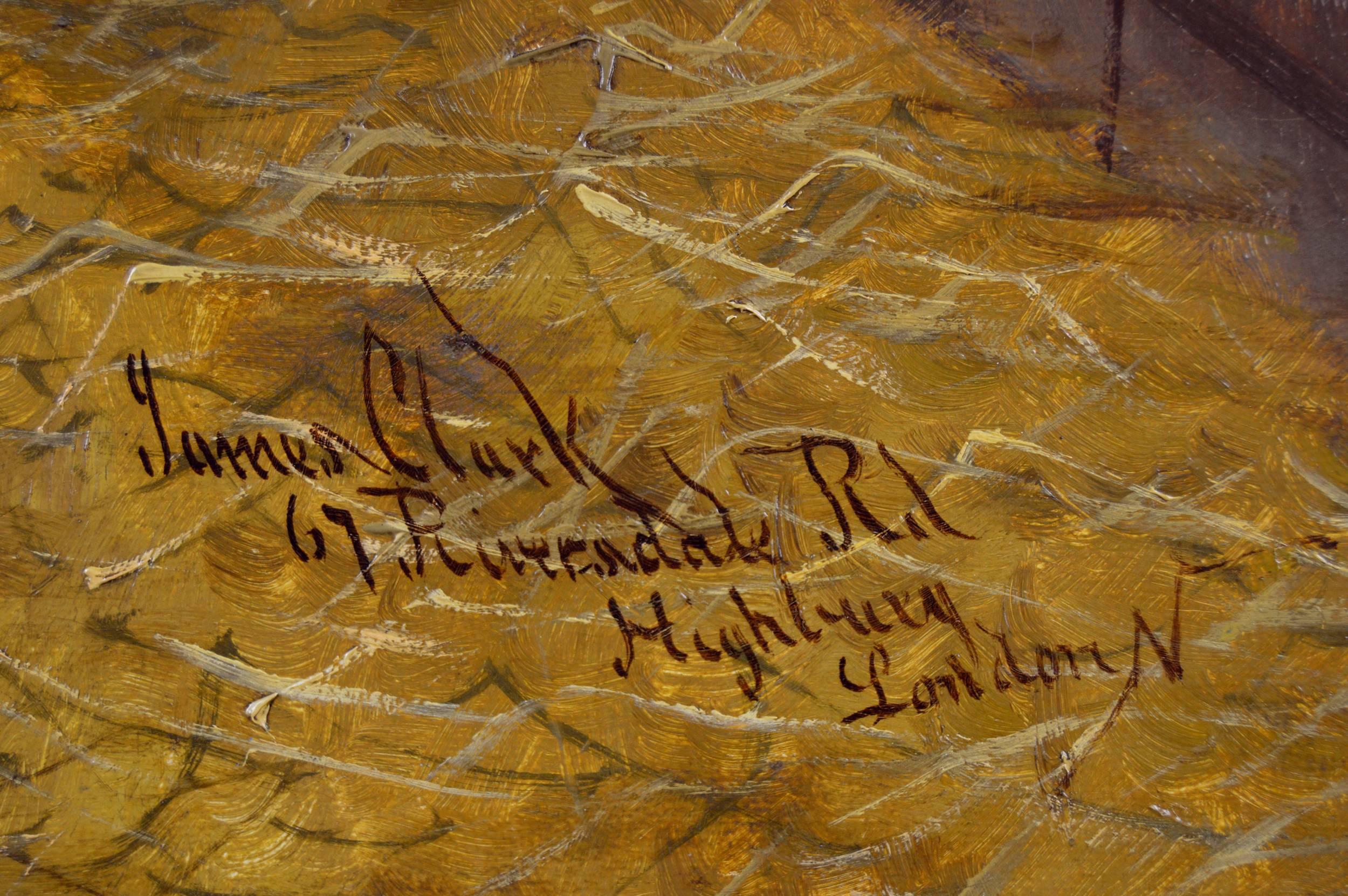 James Albert Clark - Late 19th Century oil painting of the cob horse ...