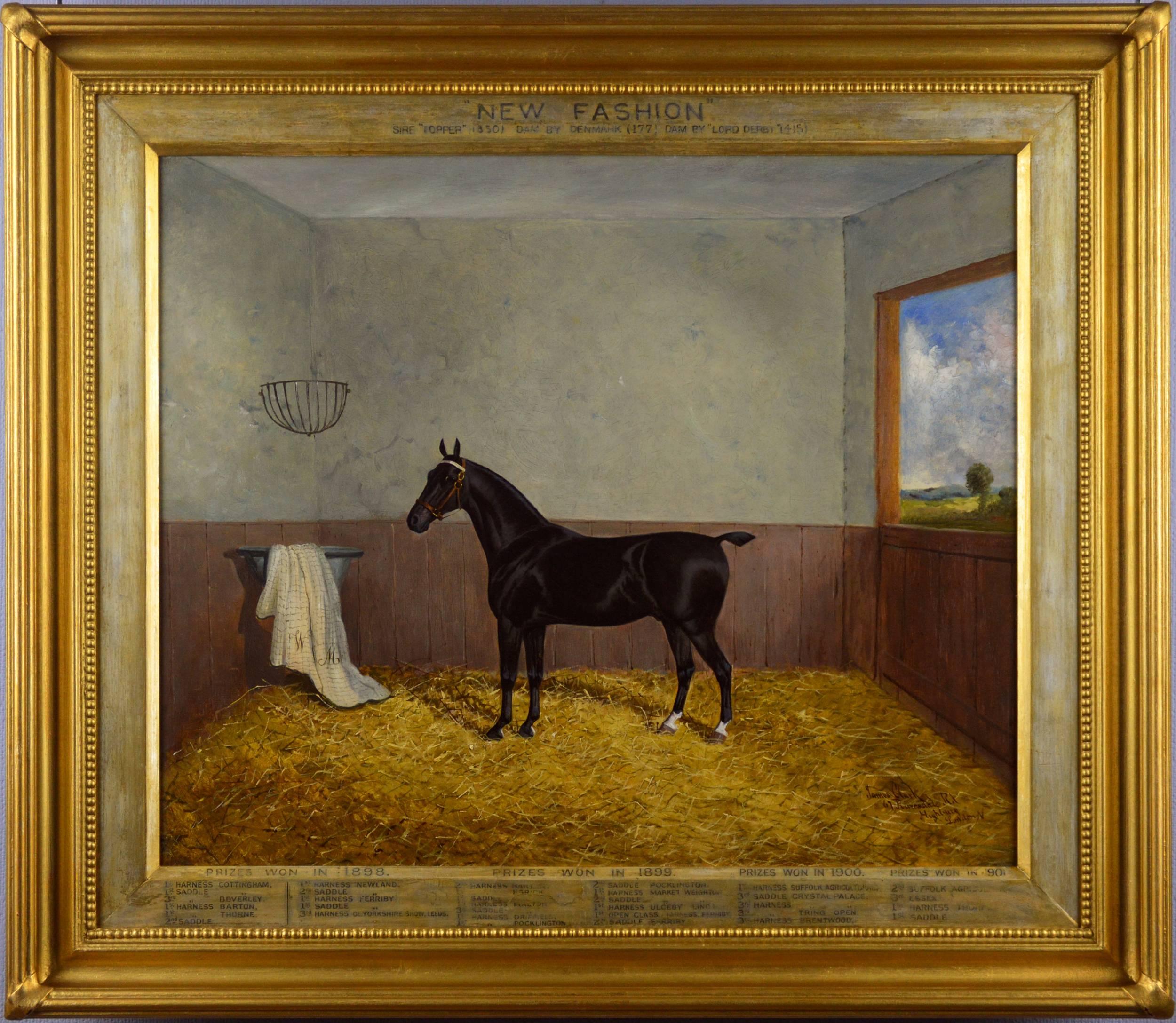 James Albert Clark - Late 19th Century oil painting of the cob horse ...