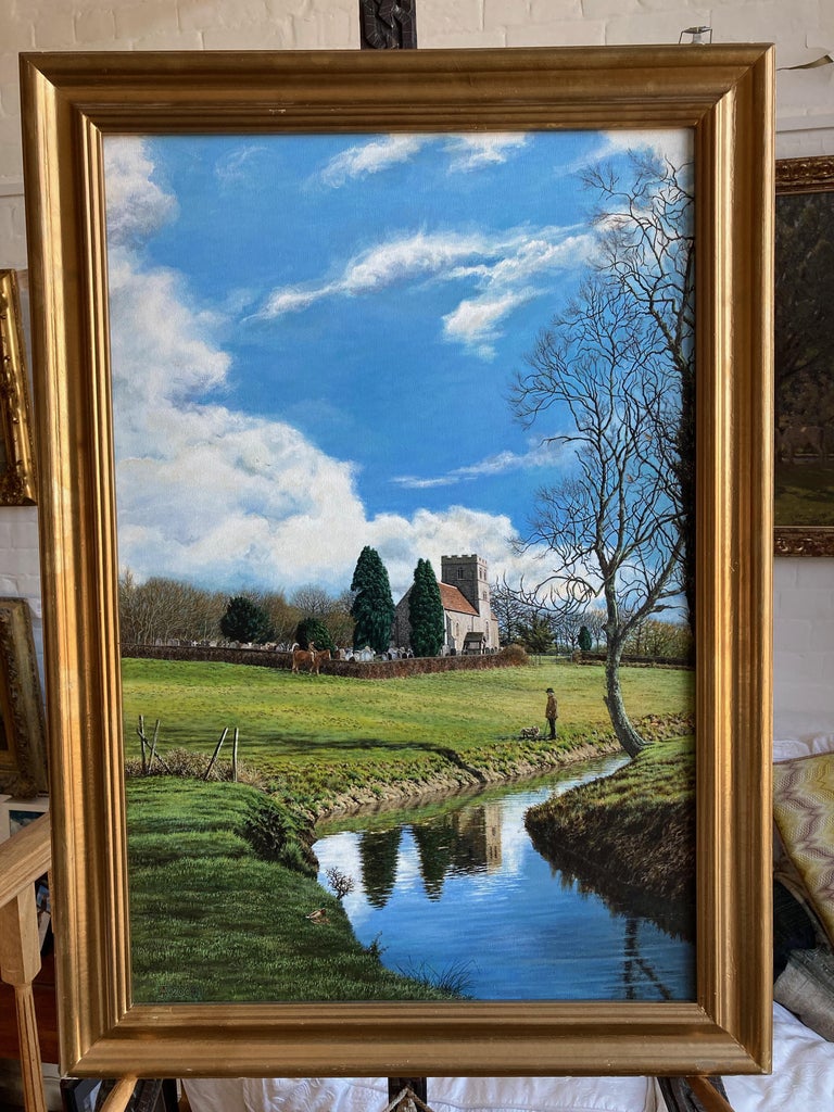 James Aldred - James Aldred, Norfolk river landscape at 1stDibs