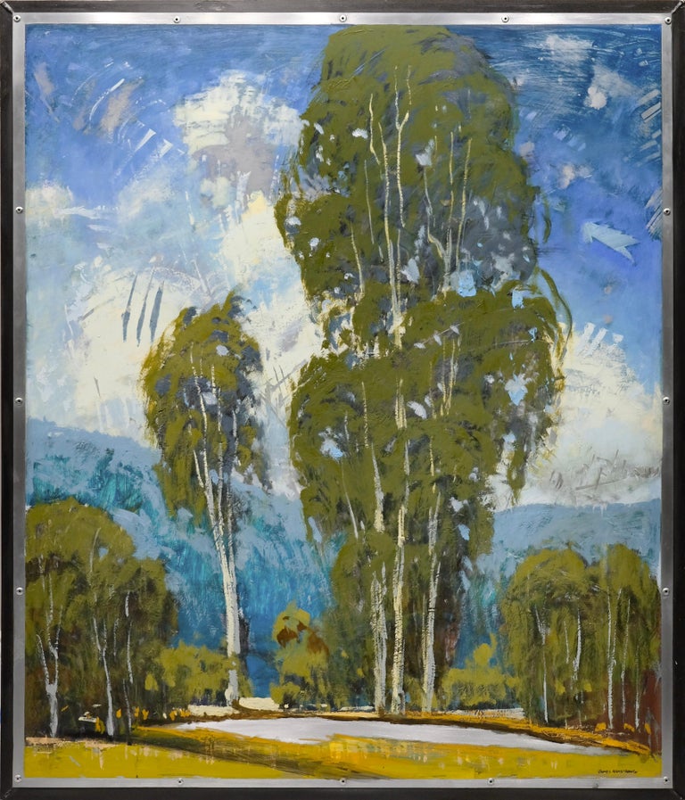 James Armstrong - Clouds Over Pond For Sale at 1stDibs