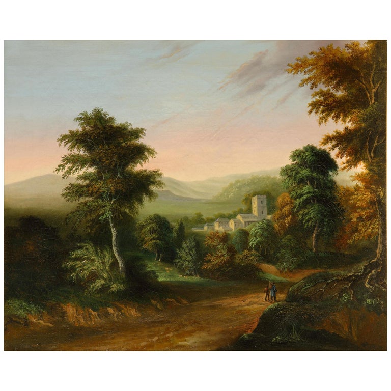 James Arthur O'Connor - James Arthur O'Connor, Circle of, Landscape Oil ...