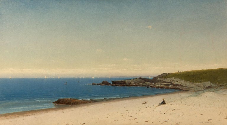 James Augustus Suydam 1 - Beach at Newport, Rhode Island For Sale at ...