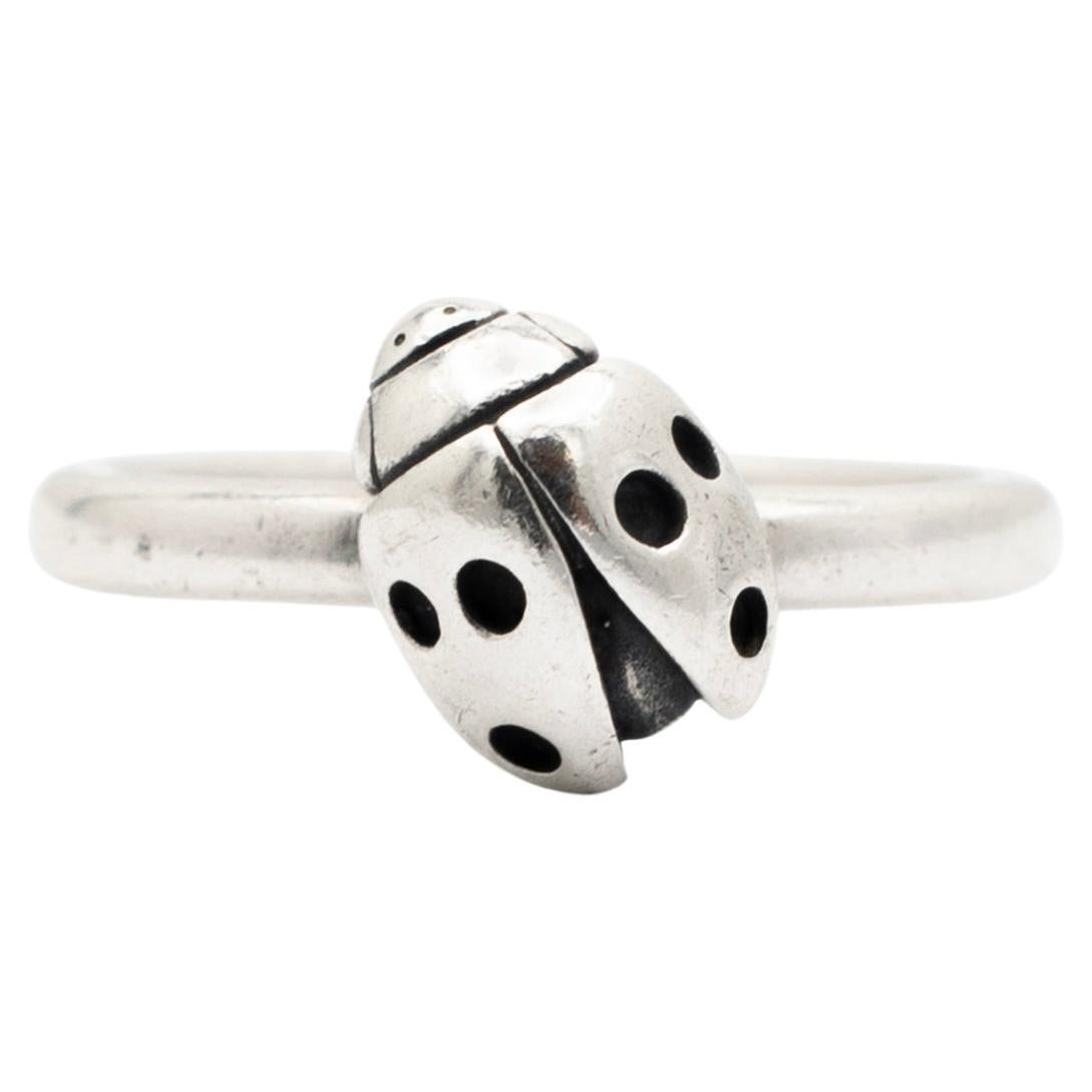 James Avery 925 Sterling Silver Retired Lady Bug Cocktail Ring For Sale ...