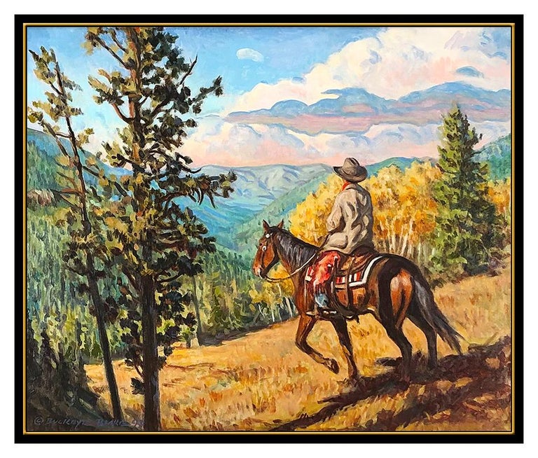 James Blake - Buckeye James C Blake Original Oil Painting On Canvas ...