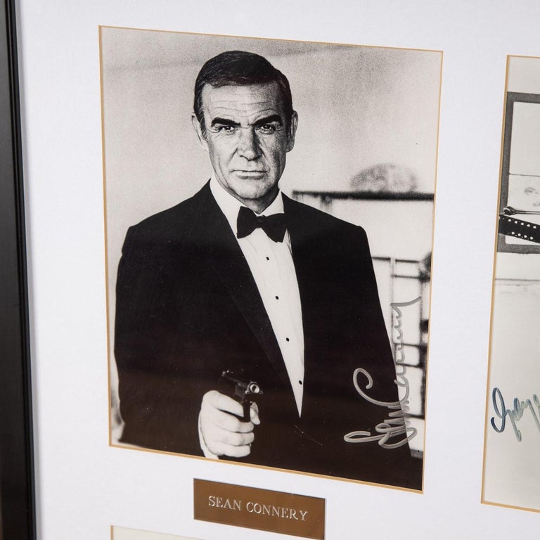 Signatures de James Bond 007 - Connery, Lazenby, Moore, Dalton, Brosnan ...