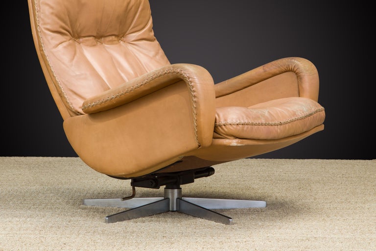 'James Bond' Model S-231 Swivel Lounge Armchair by De Sede, Switzerland ...