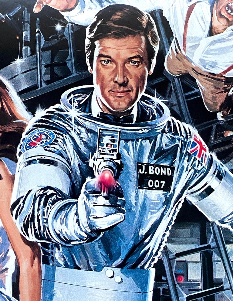James Bond 'Moonraker' Original Vintage Movie Poster, Japanese, 1979 ...