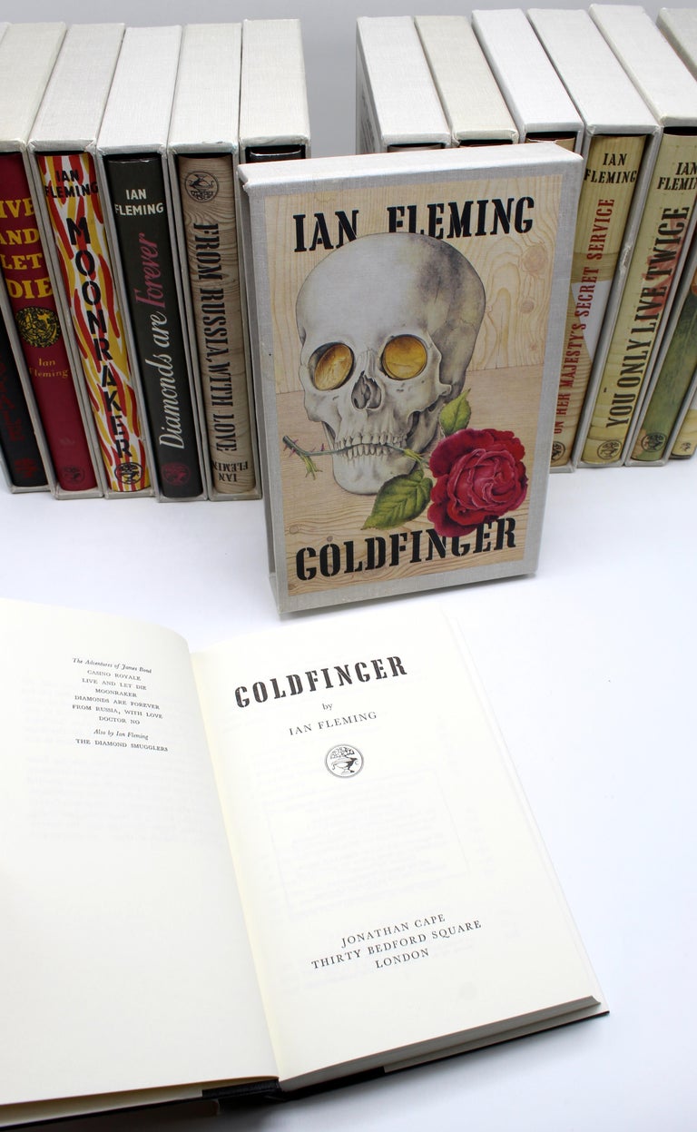 James Bond Series by Ian Fleming, Facsimile First Edition Library, 14 Volumes at 1stDibs