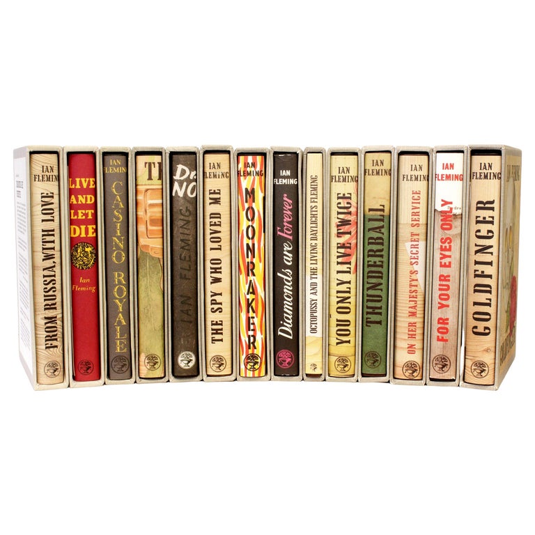 James Bond Series by Ian Fleming, Facsimile First Edition Library, 14 ...