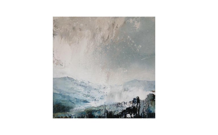James Bonstow - Delamore I, Original Abstract Landscape Painting ...