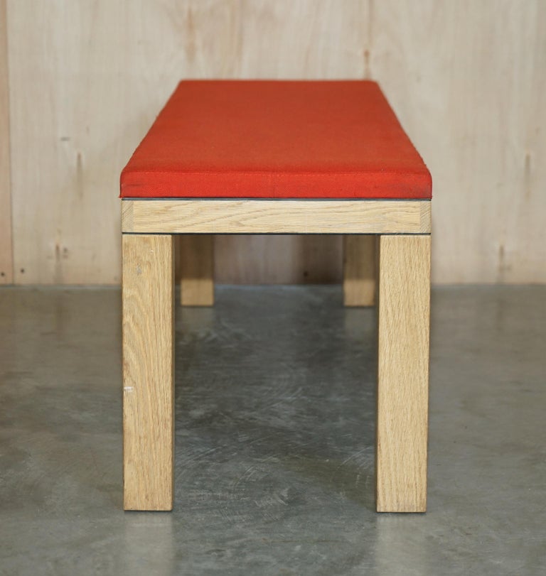 JAMES BURLEIGH RED X-LARGE KITCHEN DINING TABLE BENCH SIZES and COLOURs ...