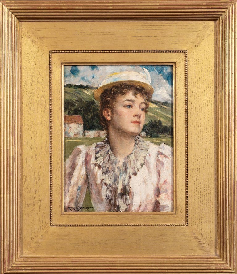 James Carroll Beckwith - 19th-century Portrait of a Lady by James ...
