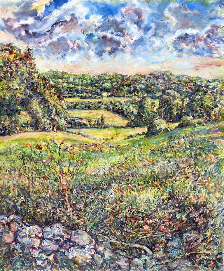 James Chisholm - Topsfield Meadow Early Afternoon For Sale at 1stDibs