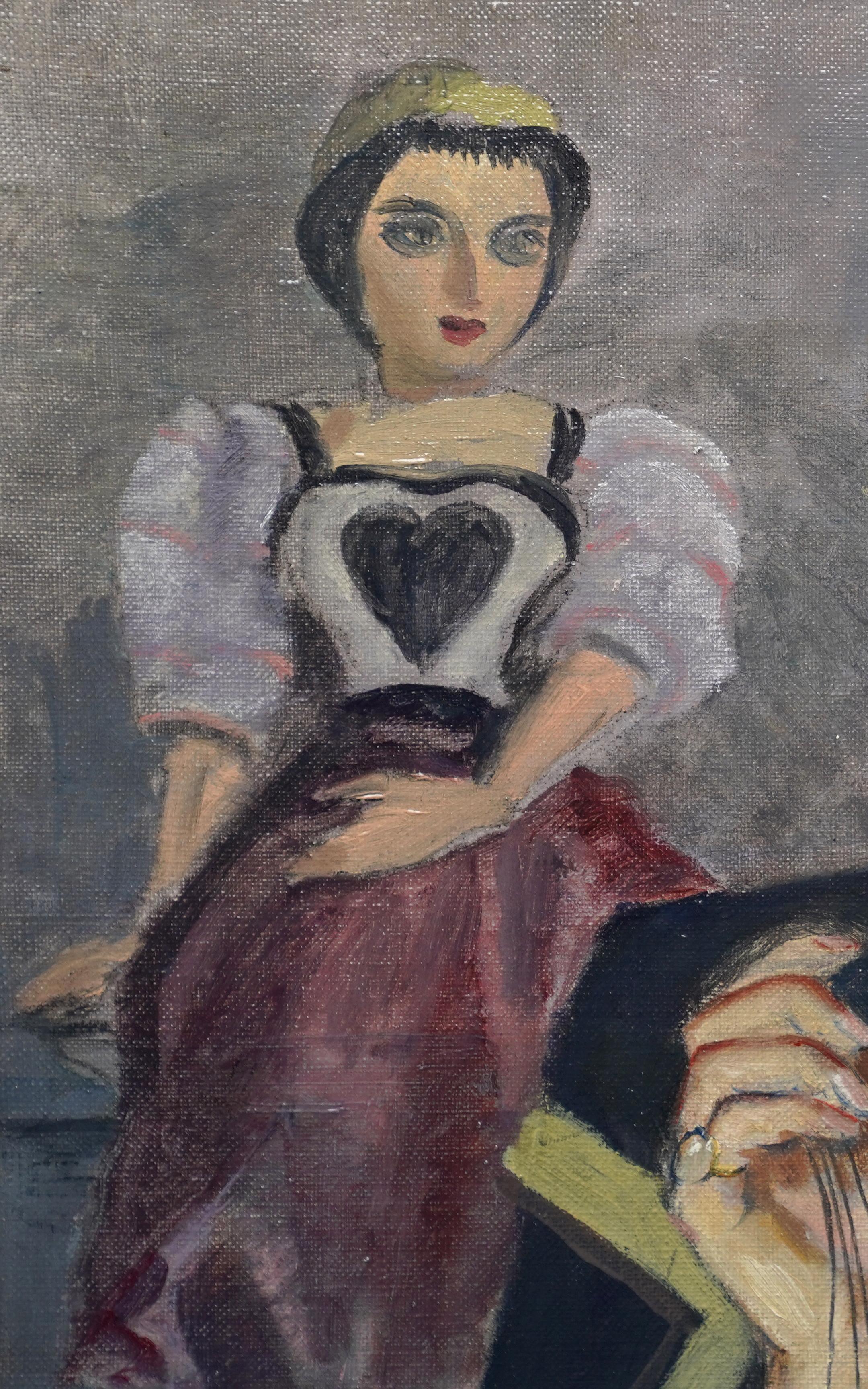 James Cleaver - Portrait of Caroline and her Puppets - British 1930s ...