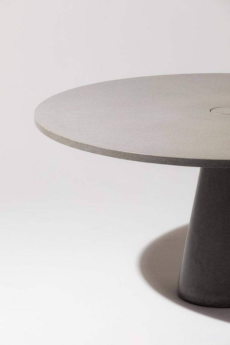 James de Wulf Custom Locking Round Dining Table, 48" For Sale at 1stDibs