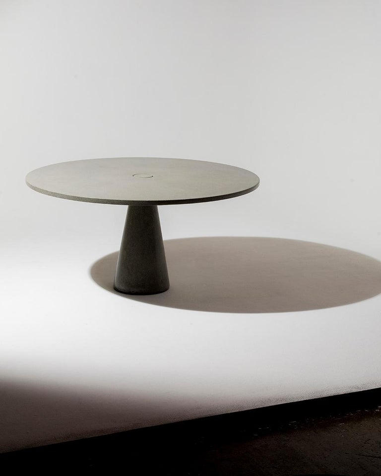 James de Wulf Custom Locking Round Dining Table, 48" For Sale at 1stDibs