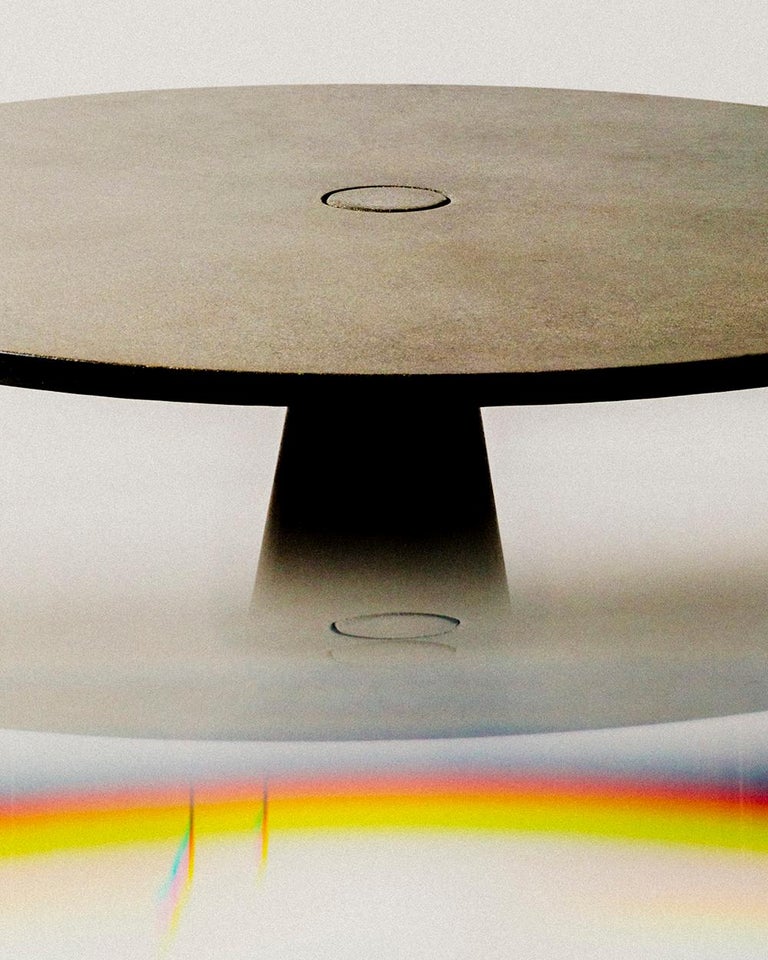 James de Wulf Custom Locking Round Dining Table, 72" For Sale at 1stDibs