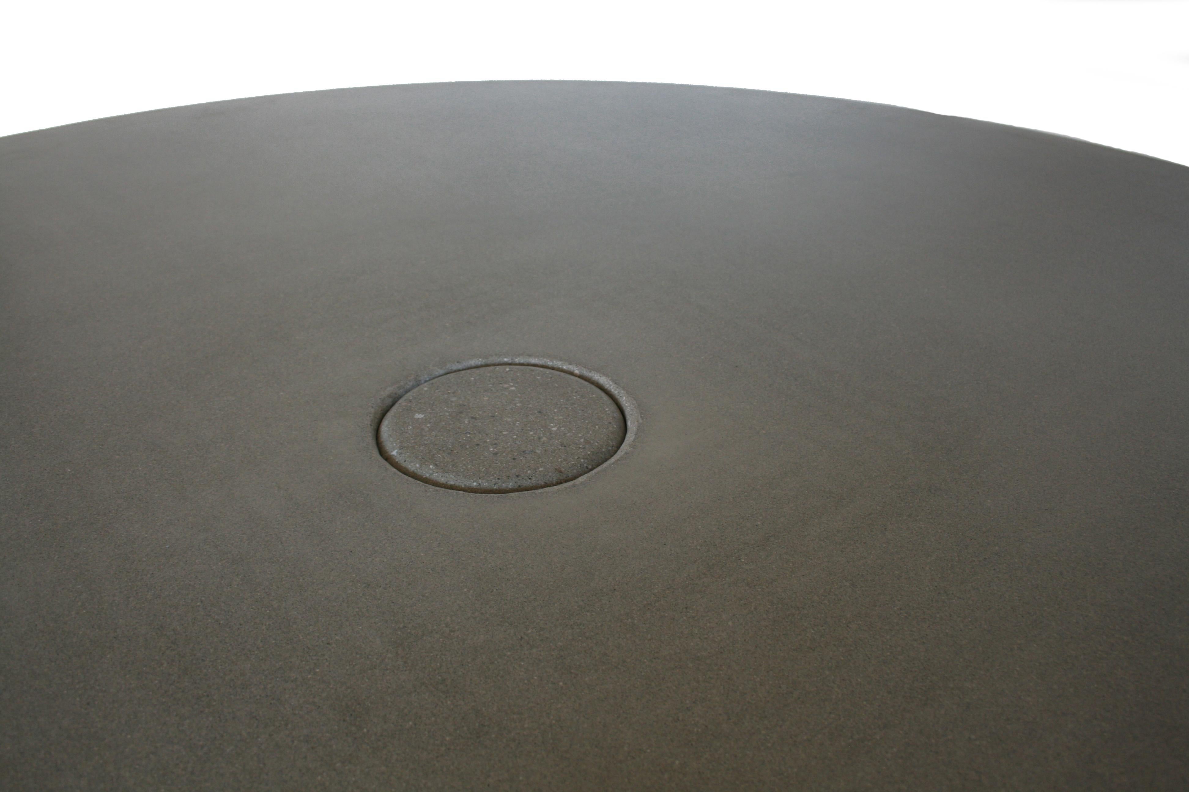 James de Wulf Custom Locking Round Dining Table, 48" For Sale at 1stDibs