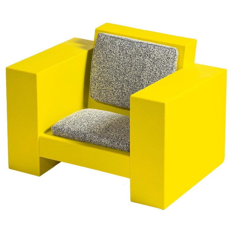 James de Wulf Signal Block Chair For Sale at 1stDibs