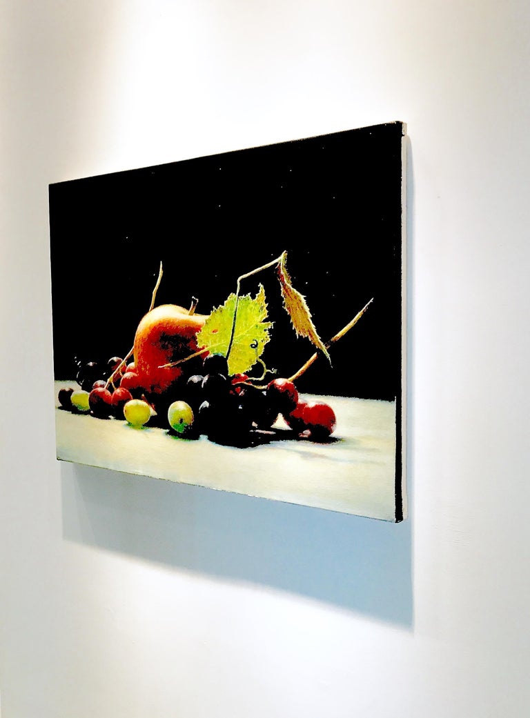 James Del Grosso - "Fort Pond Still Life with Apple" Dramatic Apple and ...