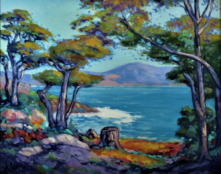 James Dudley Slay - Landscape with Ocean View at 1stDibs